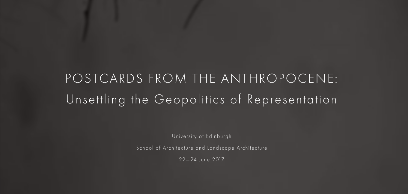 Postcards from the Anthropocene – LOUISE BOSCACCI …roll call↩︎ postings ...